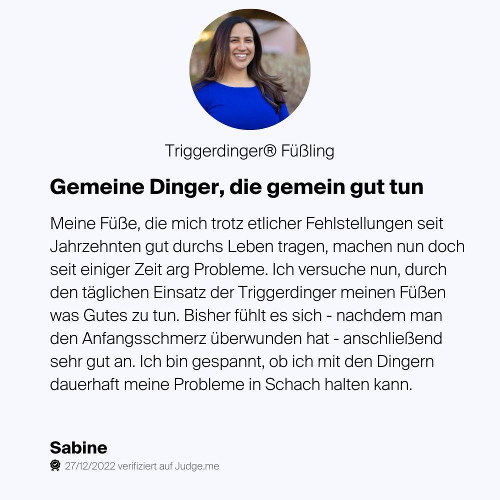 Fersensporn Wissen – Triggerdinger